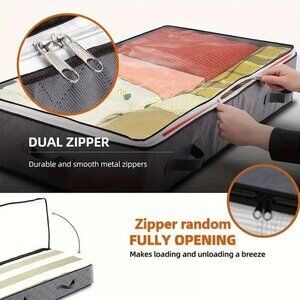 Unbranded | Storage & Organization | Flexible Zippered Under Bed ...